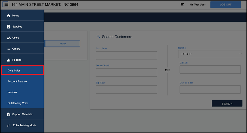 General Overview – New York Vendor Support